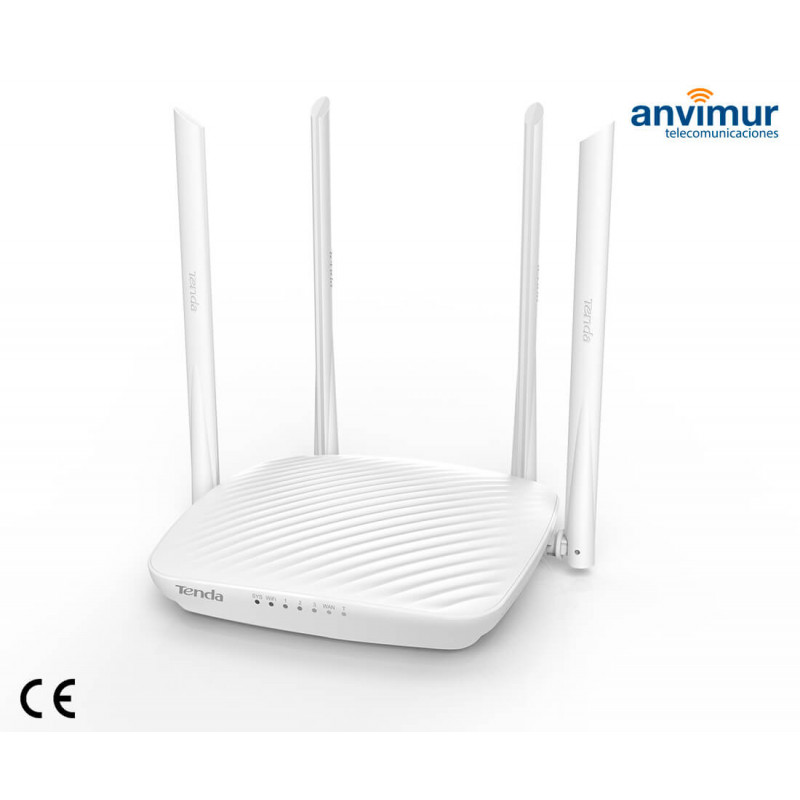 Router Wifi De 4 Antenas 6dbi 600mbps F9 Tenda Anvimur